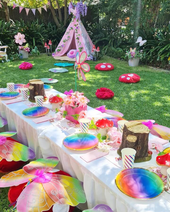 Fairy Table Setting - Wish Upon a Party