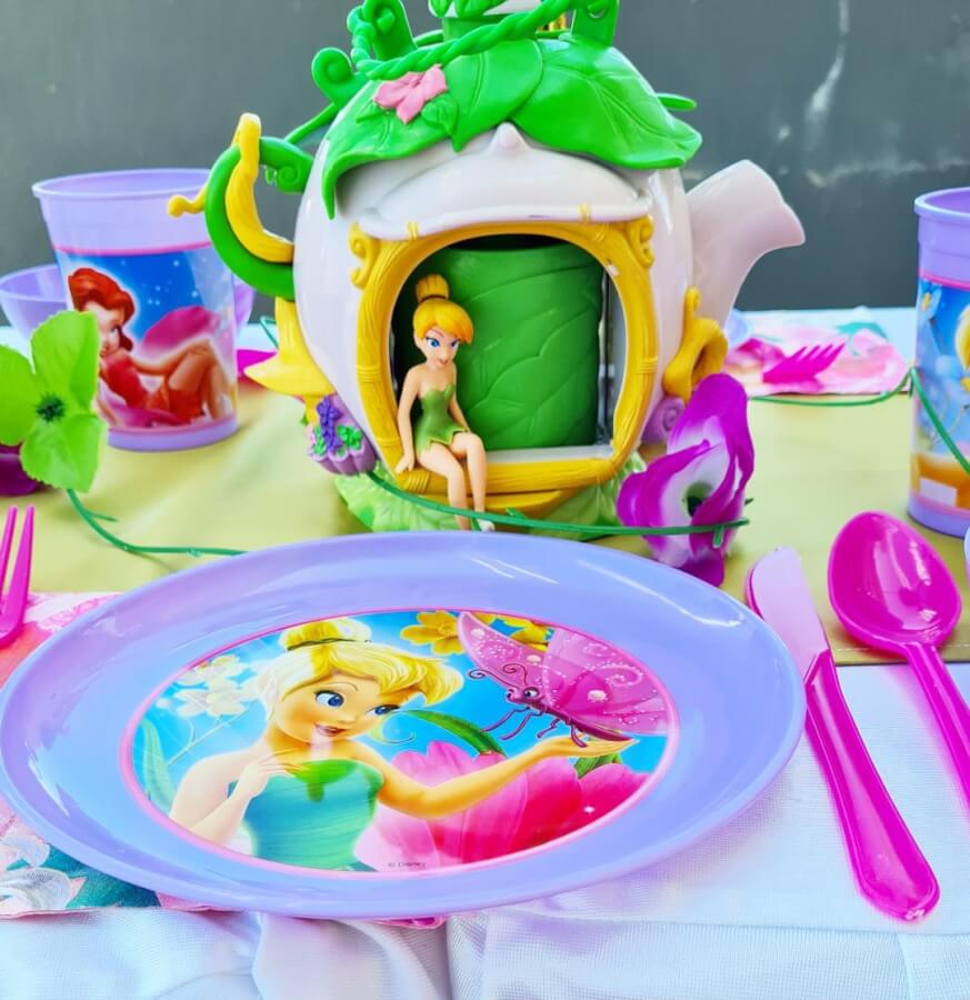 Tinkerbell Table Setting - Wish Upon a Party